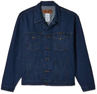 Wrangler - Wrangler mens Western Denim Jacket outerwear, Denim, Medium US