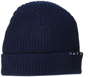 neff - NEFF Men's Fisherman Beanie Hat, Dress Blue, One Size