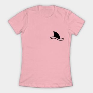 teepublic - Shark Fin Pink T-Shirt