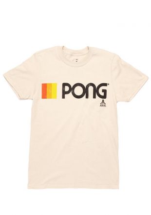 atari - Pong Logo T-shirt - Tan