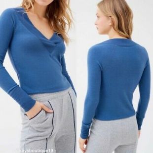 out from under - Out From Under NWT Vienna V Neck Top in Blue