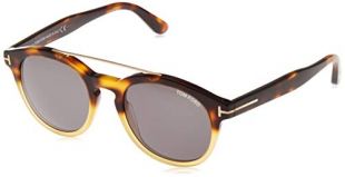 Tom Ford - Tom Ford Mens Newman Tortoise Signature Round Sunglasses ...
