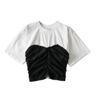 MICIN - Mock Two-Piece Short-Sleeve T-Shirt