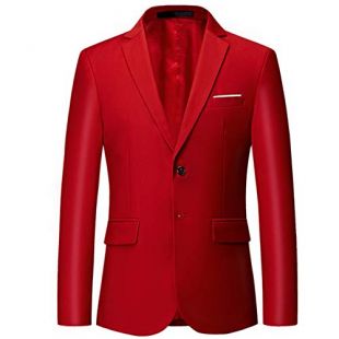 Catheive - Blazer for Men Slim Fit Suit Jacket Sport Coats Formal Dress ...