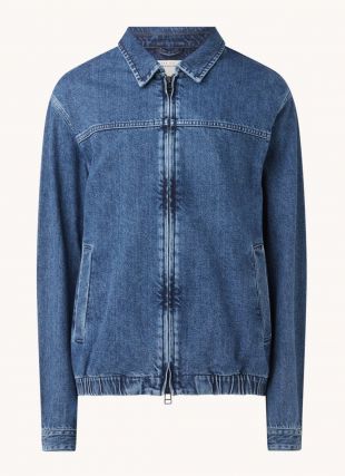 Ted Baker - Veste en jean Neos avec fermeture éclair
