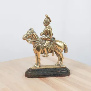 UKAmobile - Cheval LOURD avec sculpture de chevalier / décor / statue