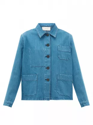 The Row - Kurt Patch Pocket Denim Jacket