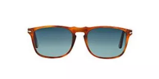 Persol - PO3059S Square Sunglasses, Terra Di Siena/Gradient Blue ...