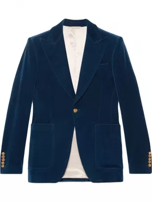 Gucci - Velvet formal jacket