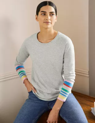 Boden - Lorna Baseball Jersey Top