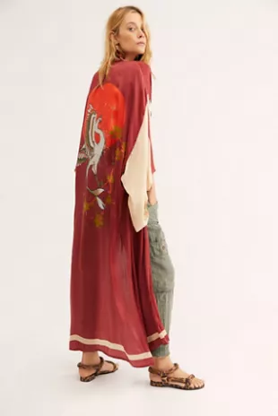 Free People - Rising Sun Maxi Kimono