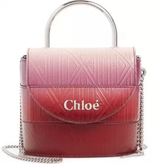 Chloé - Monogram Embossed Leather Crossbody Bag
