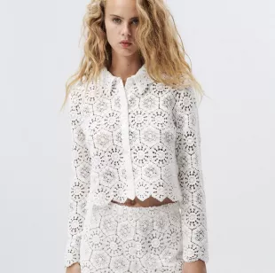 Zara - Crochet Shirt