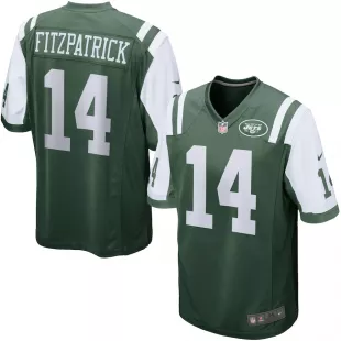 Nike - Men's New York Jets Ryan Fitzpatrick Nike Green Game Jersey