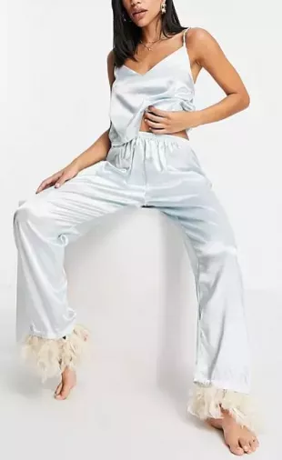 Asos - Night Satin cami Pajama Set