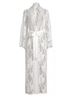 jonquil - Collette Lace Longline Robe