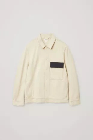 cos - Cotton-Twill Shirt Jacket