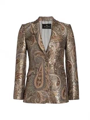 Etro - Tailored Paisley Jacquard Blazer