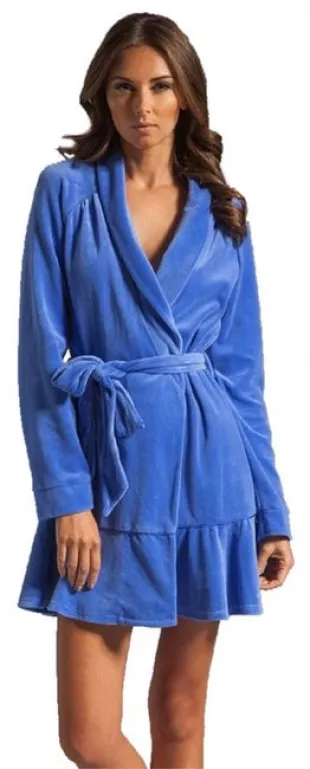 Juicy Couture - Dark Lapis Blue Robe Velour Robe