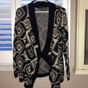 Harve Benard - Open Aztec sweater