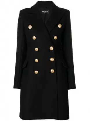 Balmain - Double-breasted Coat