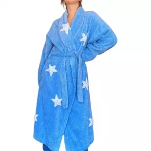 Canyon Group - Canyon Group Blue Moon/stars Embroidered Robe
