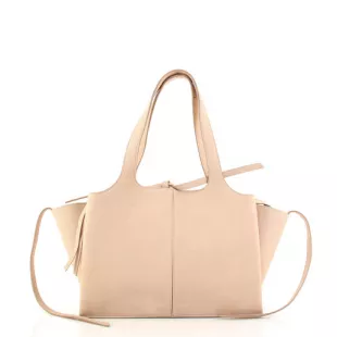 Celine - Tri-Fold Shoulder Bag Grained Calfskin Small