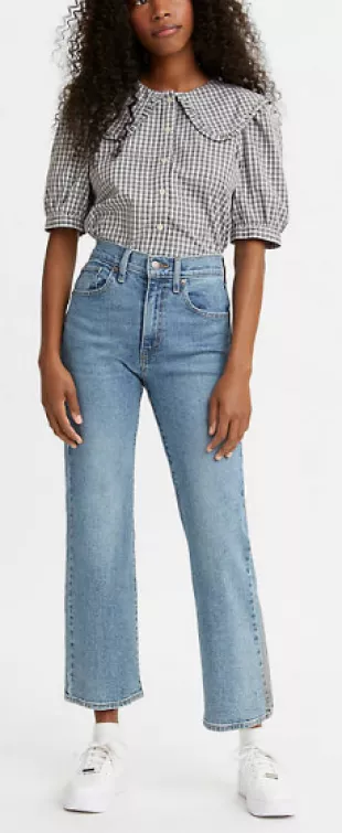 Levi's - High Rise Cropped Flare Jeans