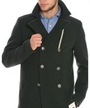 camplin - Camplin Camplin Men's Green Wool Coat | Bluefly.Com