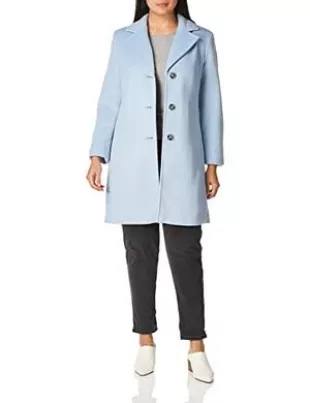 Calvin Klein - Women's Classic Cashmere Wool Blend Coat