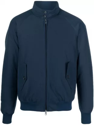 baracuta - Press-stud Collar Bomber Jacket