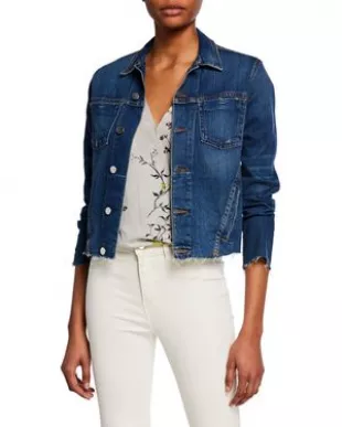 L'agence - Janelle Slim Raw-Edge Jacket