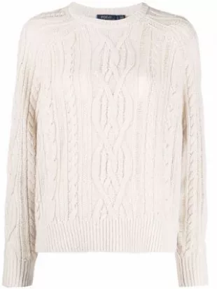 Polo Ralph Lauren - pull en maille torsadée