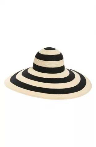 Eugenia Kim - Sunny Stripe Woven Wide Brim Sun Hat