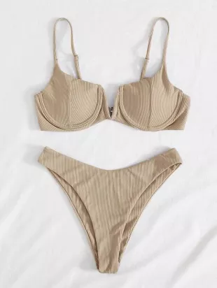 Shein - V-Wire Bikini