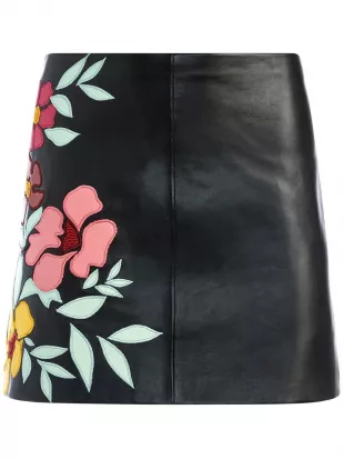Lulus - She's Irresistible Wine Red Vegan Leather Pencil Skirt