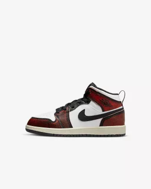 Nike - Jordan 1 Mid Sneakers In Red