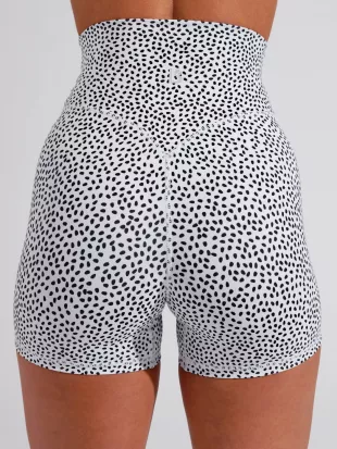 Buff Bunny - Rebel Short in White Bossy Print