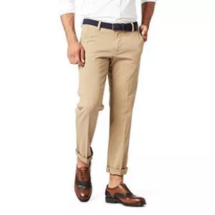 Dockers - Slim Fit Workday Khaki Smart 360 Flex Pants, New British Khakhi