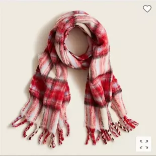 J. Crew - Plaid Scarf in Textured Wool