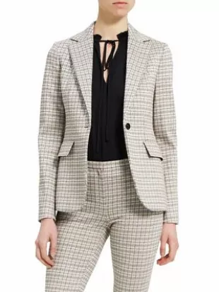 Theory - Riding Checkered Blazer