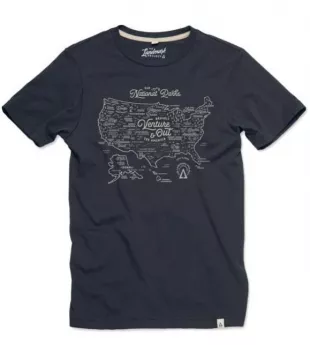 The Landmark Project - National Parks Map T-Shirt