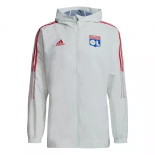 Adidas - Pré Veste Olympique Lyon 21/22 Blanc