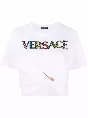 Versace - Safety Pin Logo T-shirt