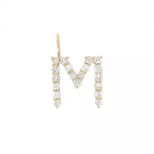 Jennifer Miller - M Letter Charm