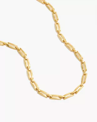 Madewell - Rectangular Chain Necklace Gift Box