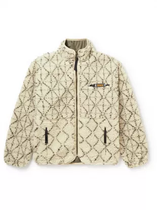 kapital - Do-Gi Boa Reversible Printed Fleece and Shell Bomber Jacket