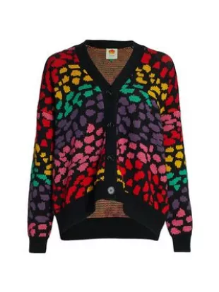 FARM Rio - Multicolored Leopard Cardigan