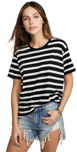 R13 - Striped Boxy Tee