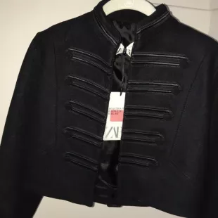 Zara - Cropped Military Jacket